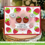 Lawn Fawn Intro: Sweet Strawberry, Henry's Build-A-Sentiment: Love ...