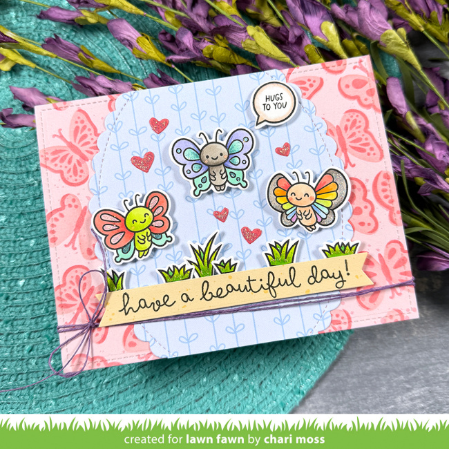 Lawn Fawn Intro: I Like Big Butterflies, Henry's Build-A-Sentiment ...