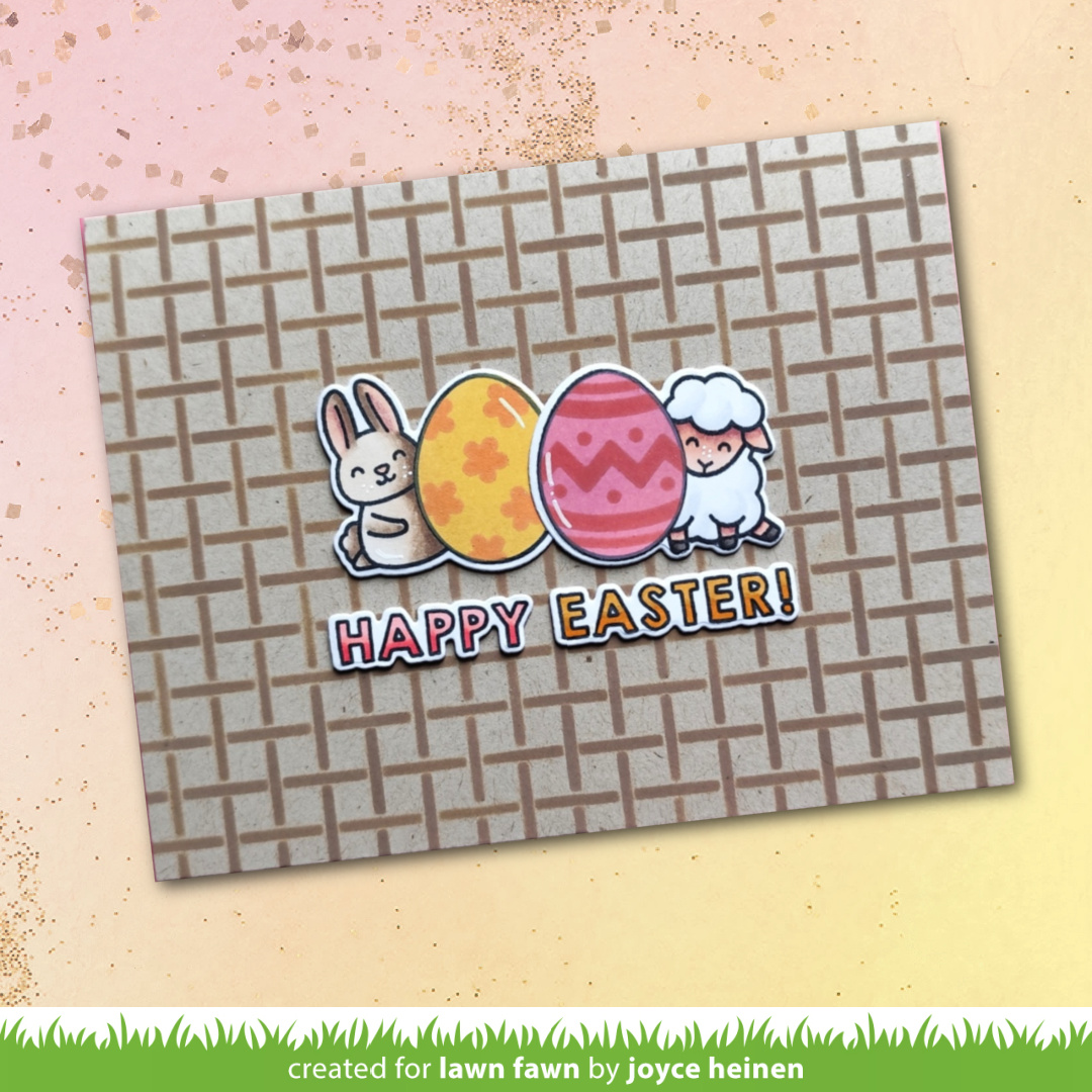 A Sweet and Simple Easter Card with Joyce - Lawn Fawn