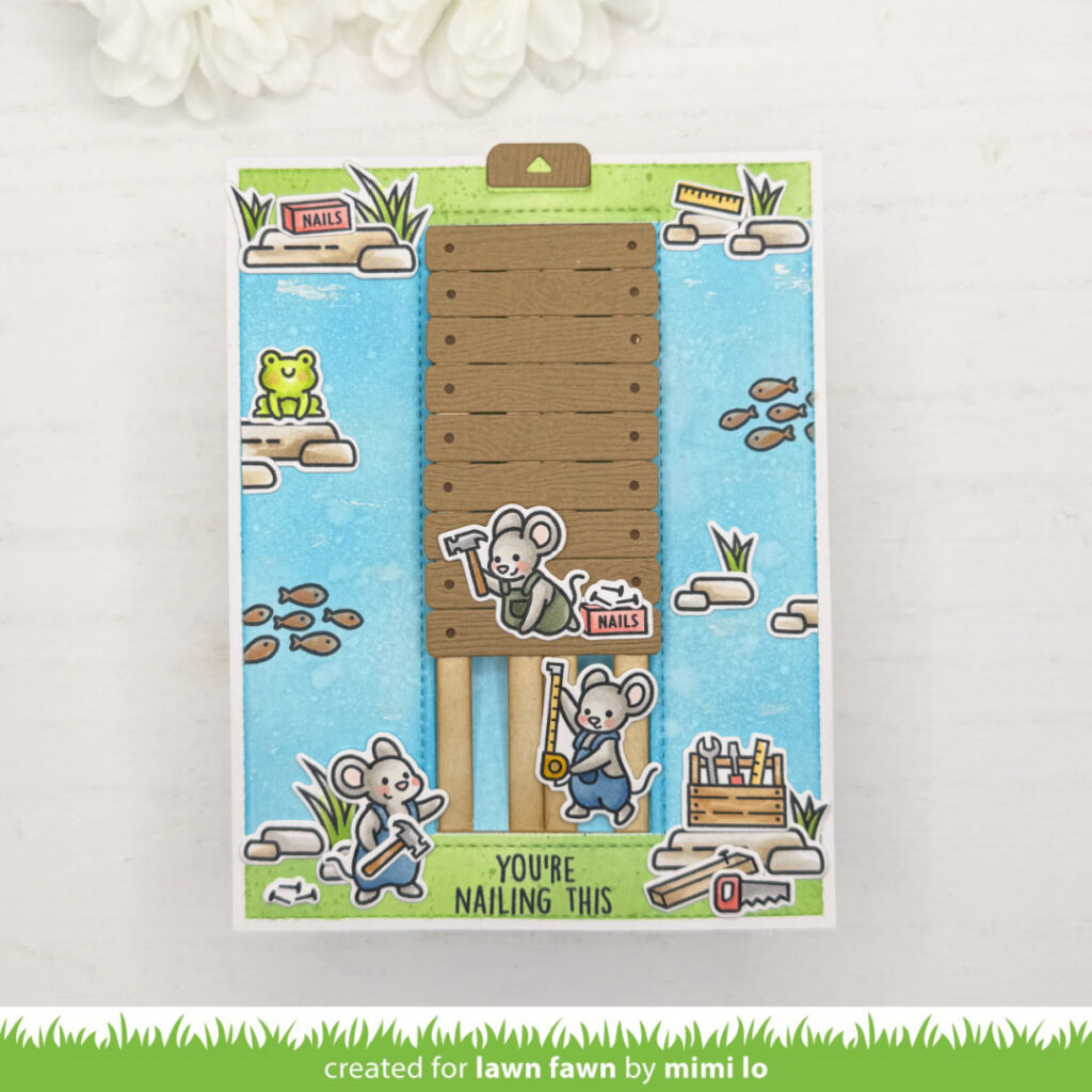 Mimi's Clever Bridge Building Scene with Mice Tools and Over the ...