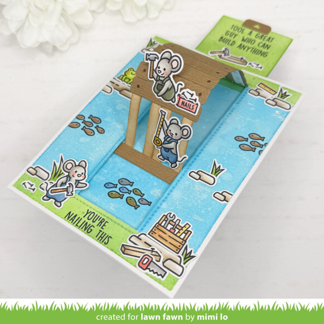 Mimi's Clever Bridge Building Scene with Mice Tools and Over the ...