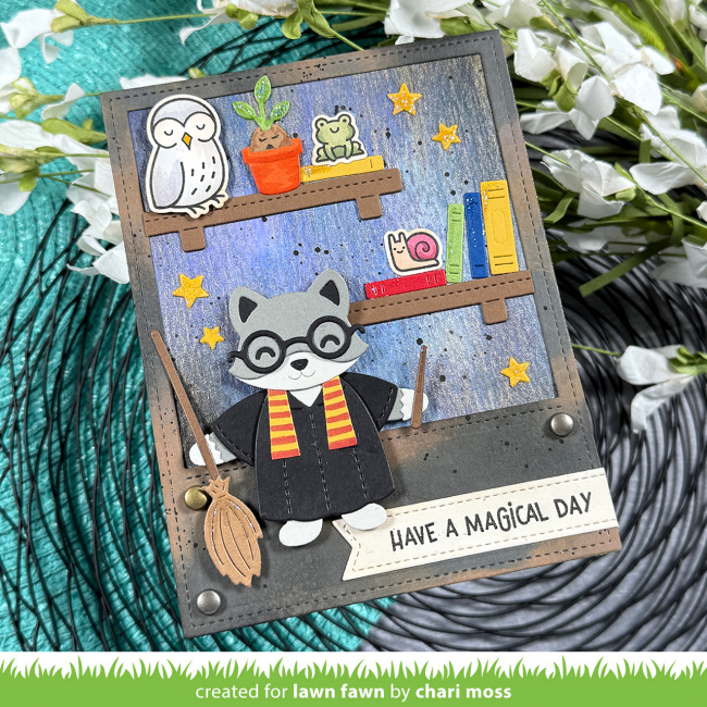 Lawn Fawn Video {6.2.26} Chari's Magical Book-Inspired Scene Card ...